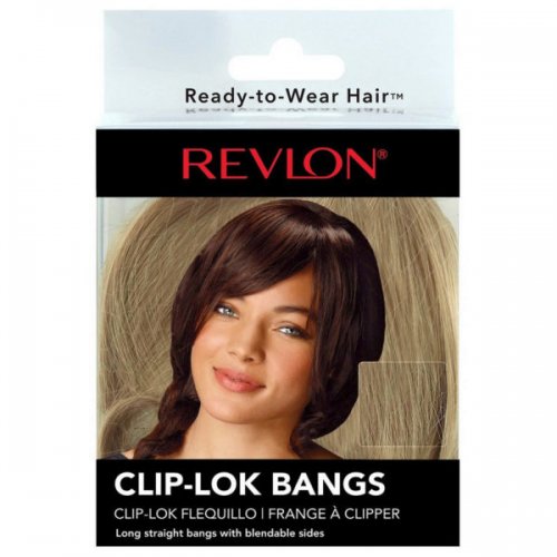 Revlon Dark Blonde Clip Lok Bangs