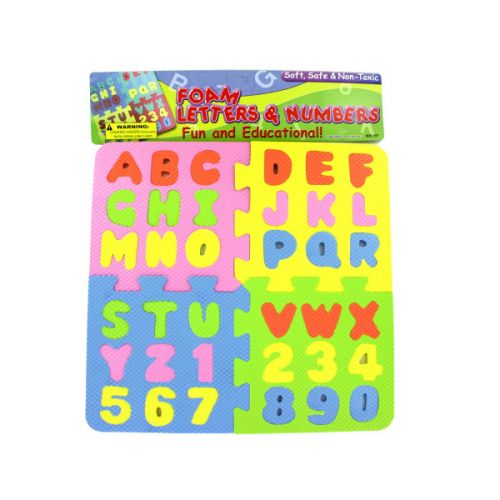 Foam Letter And Number Puzzle